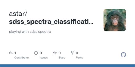 Github Astarsdssspectraclassification Playing With Sdss Spectra
