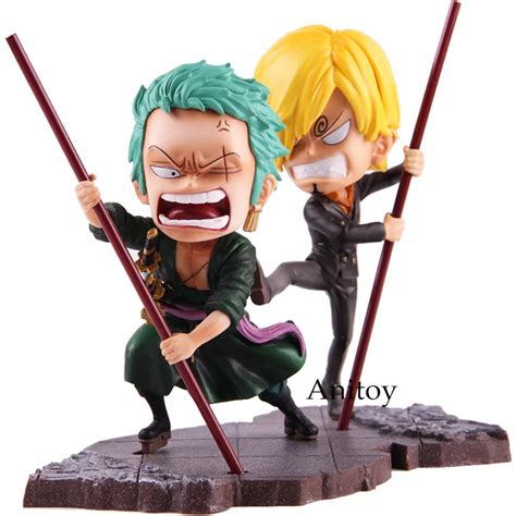 One Piece Anime Vinsmoke Sanji Roronoa Zoro Action Figure Fete In