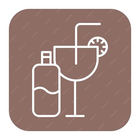 Premium Vector Drinks Vector Illustration