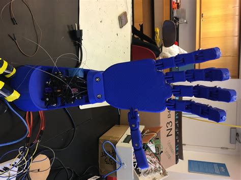 3d printed robotic hand with arduino 9 steps instructables