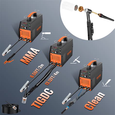 Vevor Tig Welder 210amp 3 In 1 Welder Tig 110220v Dual Voltage Hf