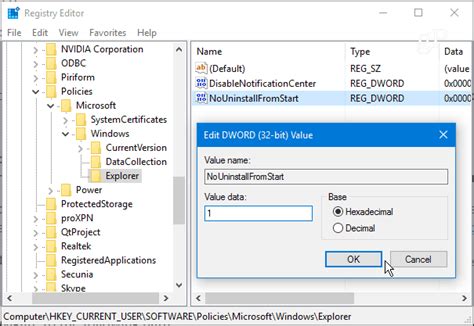 Block Users From Uninstalling Apps From The Windows 10 Start Menu