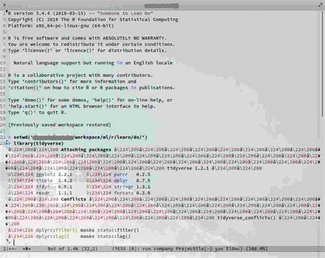 Emacs Ess R Message Content Encoding And Display Issue Emacs Stack