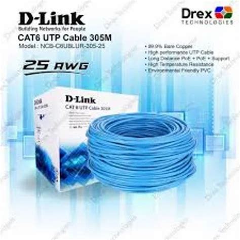 D Link Cat 6 Cable 305 Meter At ₹ 7800 Box Cat 6 Utp Cable In Indore