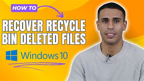 How To Recover Recycle Bin Deleted Files In Windows 10 Step By Step Tutorial Youtube