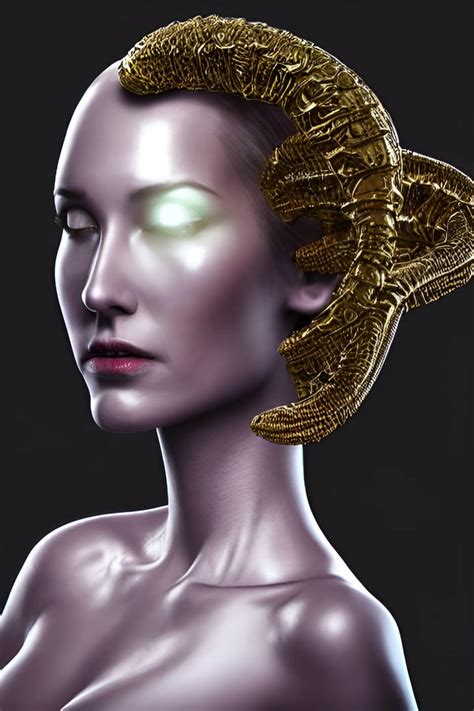 Silver Alien By Kavellionai On Deviantart