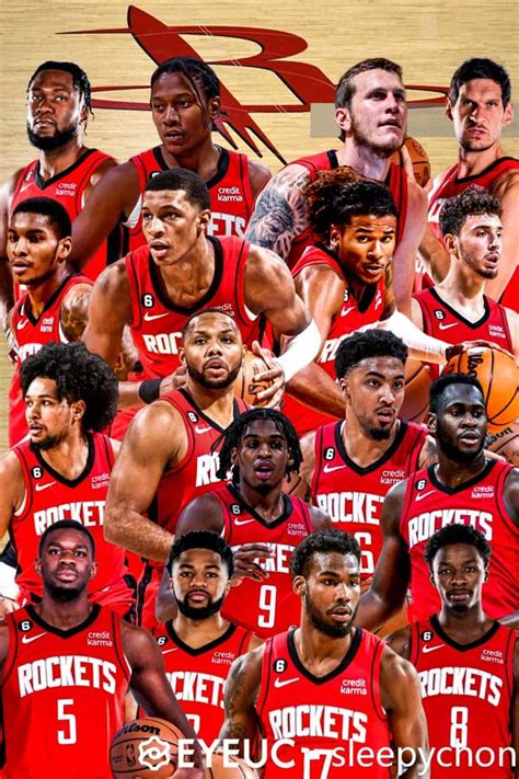 Nba 2k23 Houston Rockets Portraits