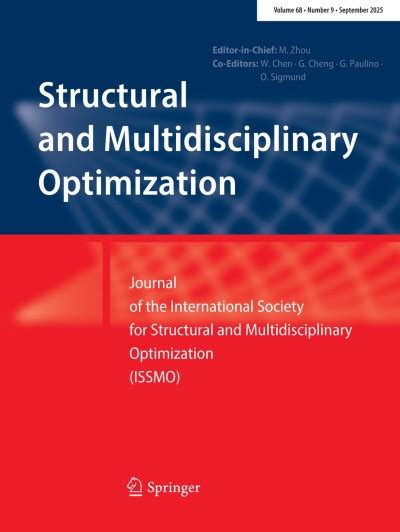 Structural And Multidisciplinary Optimization 112025 Springerprofessionalde
