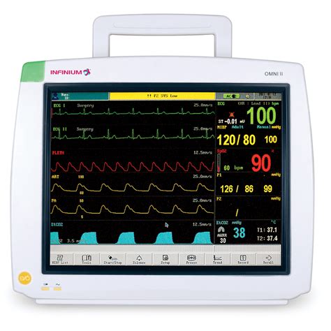 Infinium Omni Ii Touch Screen Patient Monitor Outpatient Supply