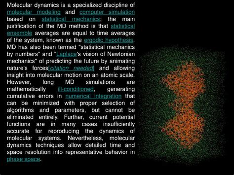 Ppt Molecular Dynamics Powerpoint Presentation Free Download Id551621