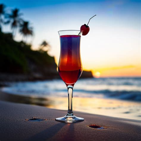 Twilight Serenity Captivating Cocktail Embodying Twilight Transition
