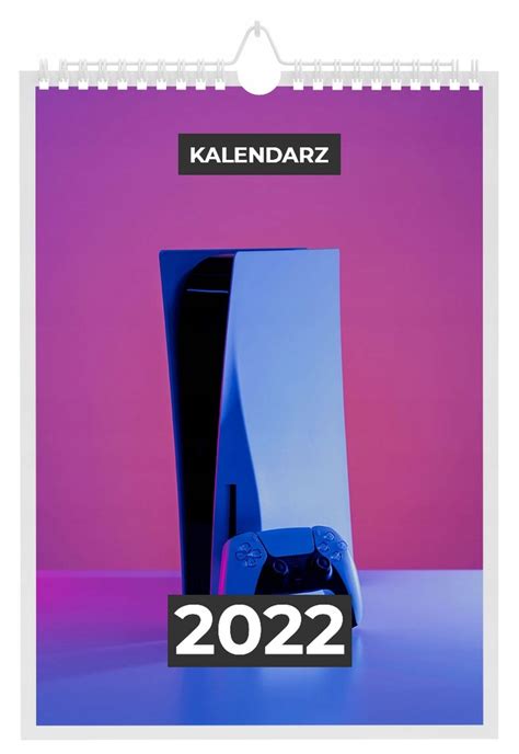 Kalendarz 2022 PLAYSTATION 13 Stron A4 11154588732 Oficjalne