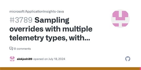 Sampling Overrides With Multiple Telemetry Types With Different Default Sampling Rates · Issue