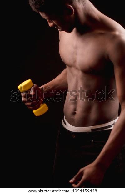Close Cropped Photo Naked Waist American Stock Photo Shutterstock