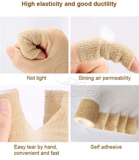 Non Woven Self Adhesive Elastic Bandagecohesive Bandage Zhejiang