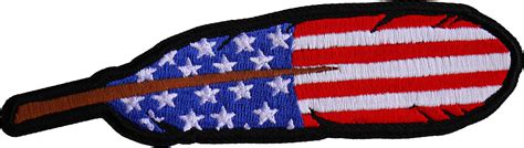 American Flag Feather Patch By Ivamis Patches