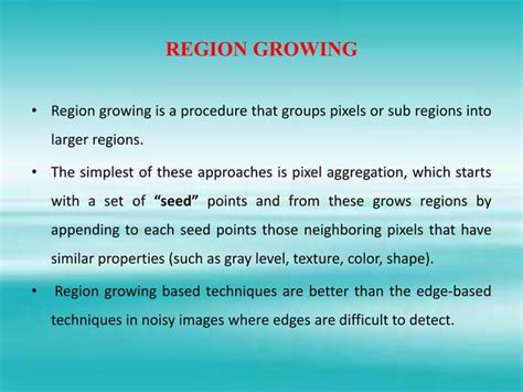 Region Based Segmentation Ppt