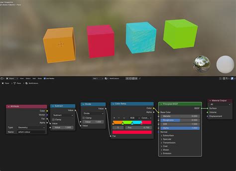 Using Geometry Node Value To Drive Color In Shader Materials And