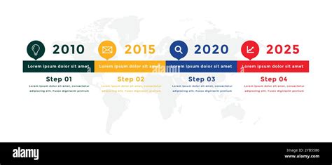 Yearly Business Timeline Infographic Template Stock Vector Image And Art