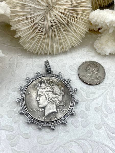 Reproduction Coin Pendant Liberty Peace Dollar Coin Pendant Coin