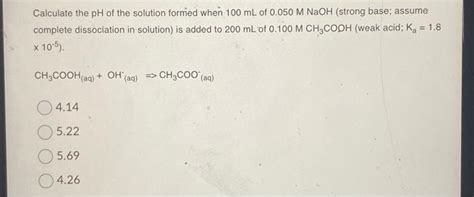 Solved A L Buffer Solution Contains M Acetic Acid Chegg