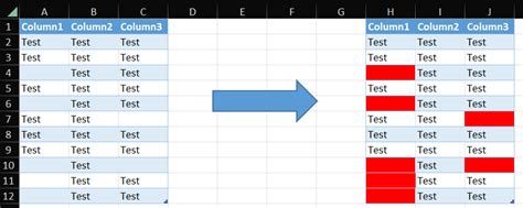 Excel Find Empty Cell In A Specified Columns And Color The Empty Cells Red Stack Overflow