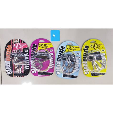 Steel And Metal Puzzle ปริศนากลเหล็ก Shopee Thailand