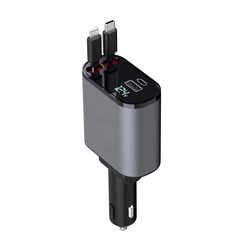 Retractable Car Charger - HDTV Entertainment