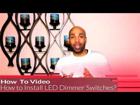 How To Install A LED Dimmer With Switch YouTube