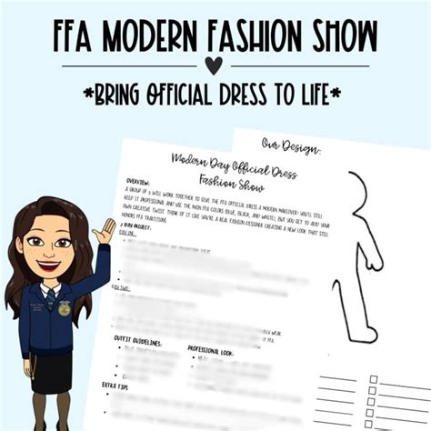 Ffa Modern Official Dress By Farm Fresh Resources Tpt