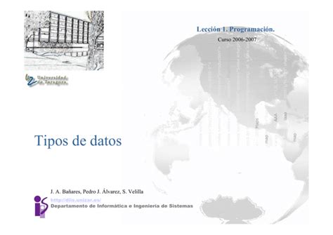 Tipos De Datos