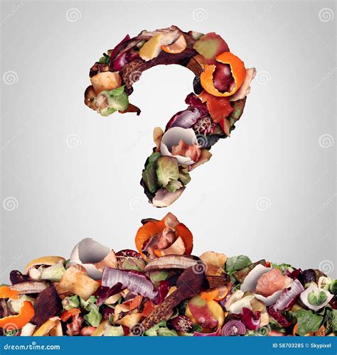 Composting Question Stock Illustration Illustration Of Biodegradable 58703285