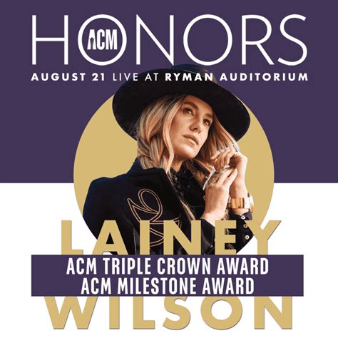 Lainey Wilson Luke Bryan Trisha Yearwood And More Named Special Award