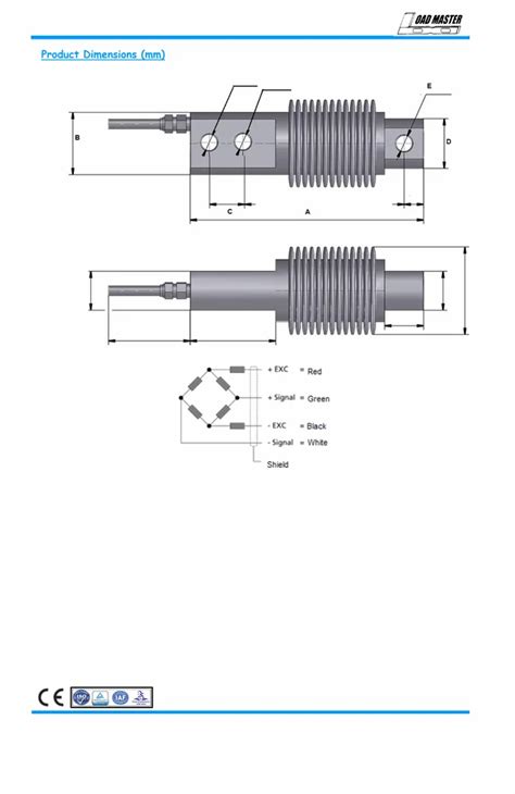 bending beam load cell load master miniature bending beam type load