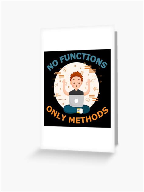 programmer code developer yoga greeting card for sale by anakoman