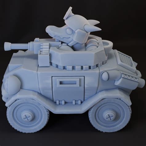 3d Printable Kobold Scout Car By The Cackling Kobold Company