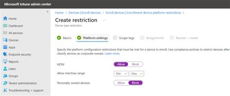 How To Block Personal Devices In Intune With Enrollment Restrictions Mr T Bone´s Blog