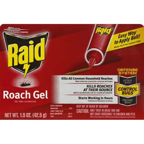 Raid Roach Gel 15 Oz Instacart