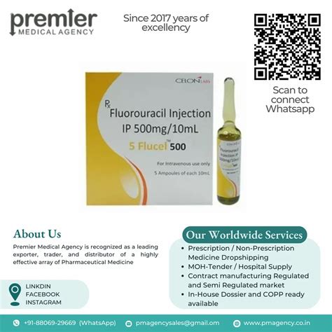 Celon Labs Fluorouracil Injection Dosage Form Liquid Packaging Ampoule At Rs 30 Vial Anti