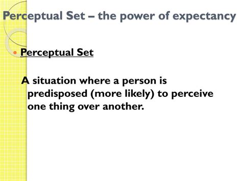 Ppt Perception Powerpoint Presentation Free Download Id6122305