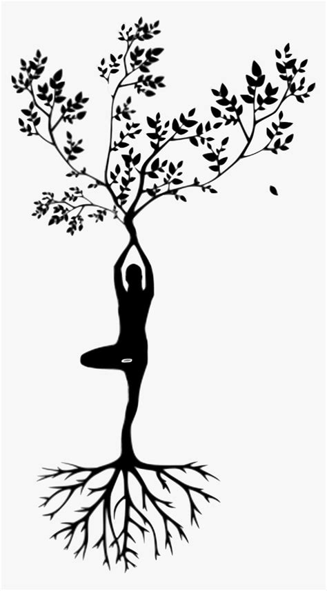 Tree Pose Drawing