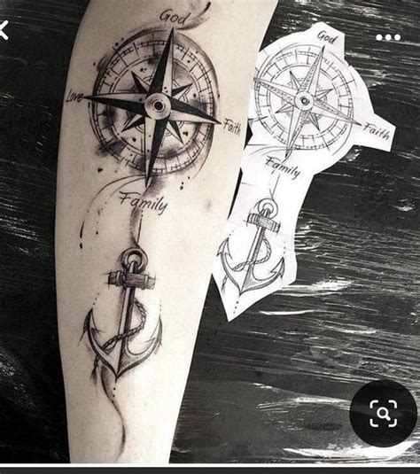 Pin On Tattoo Ideas Nautical Tattoo Hand Tattoos For Guys Arm