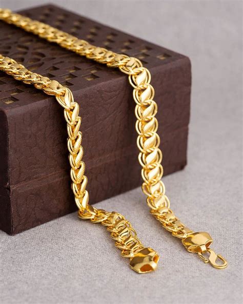 20 Zoll Vergoldete Kette für Männer Vergoldet über Etsy