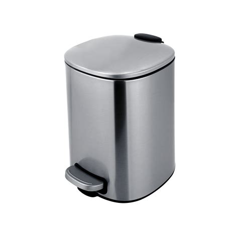 Dust Bin Stainless Steel Brushed Nimco Kos 9005 10