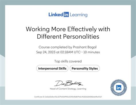 Prashant Bagal On Linkedin Certificate Of Completion