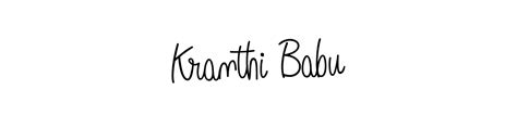 86 Kranthi Babu Name Signature Style Ideas Wonderful Name Signature