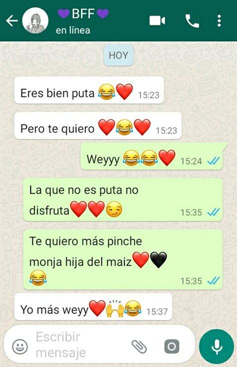 9 Ideas De Chats De Whatsapp Mensajes Para Una Amiga Mensajes