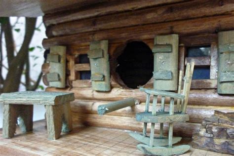 LOG CABIN BIRDHOUSE Rustic Cabin Birdhouse Log Cabin Etsy