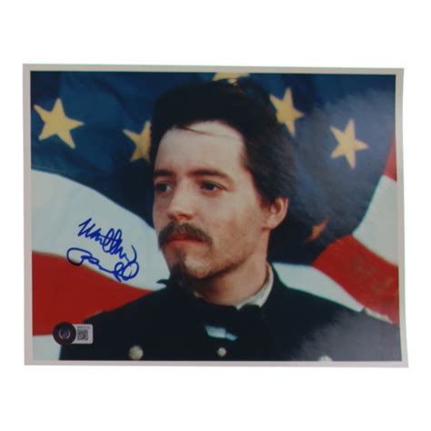 Matthew Broderick Signed Glory 8x10 Photo Beckett Pristine Auction