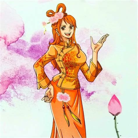 Pin De アンリ Em One Piece Anime Garotas Nami Swan